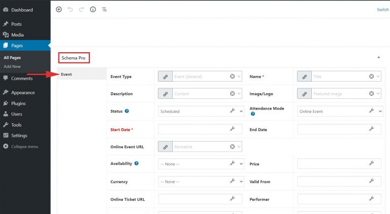 How to Add a Schema markup for an Event page? - Schema Pro