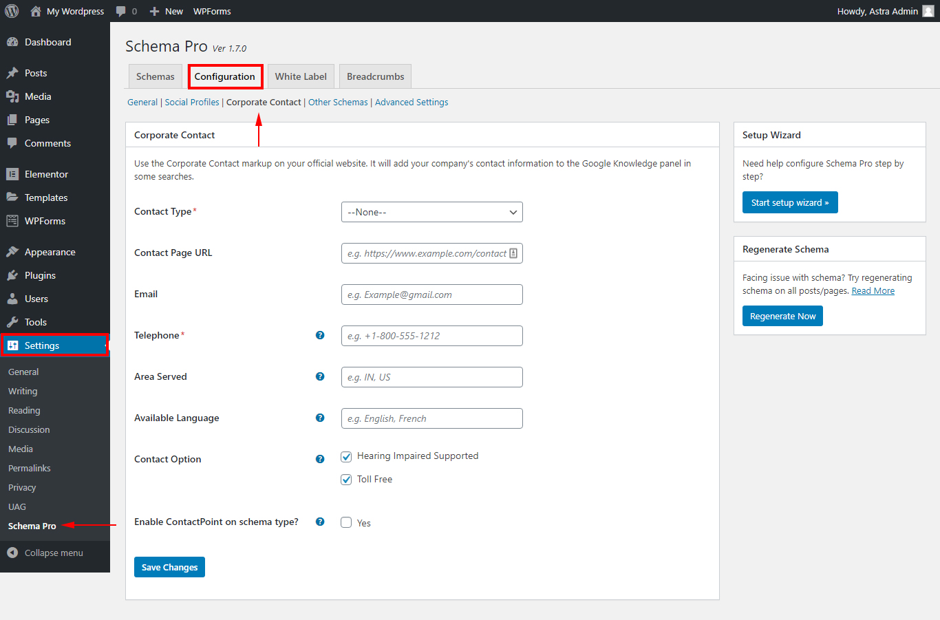 Corporate Contact Markup - Schema Pro