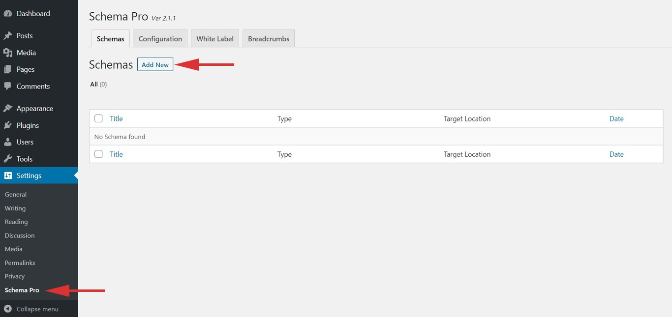 Organization Type in the Setup Wizard - Schema Pro