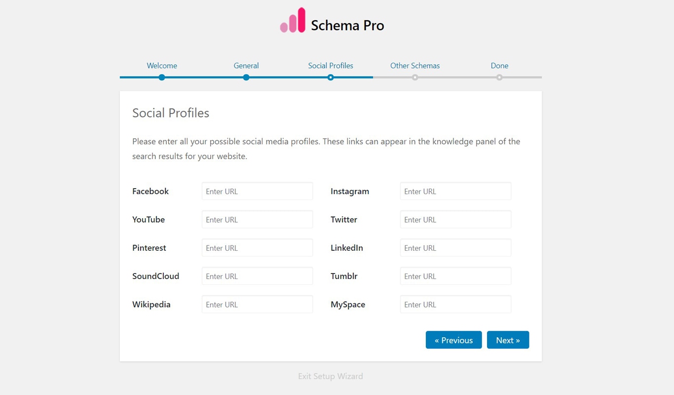 Schema Pro Setup Wizard - Schema Pro