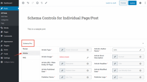 Repeater Fields Controls on Pages/Posts - Schema Pro