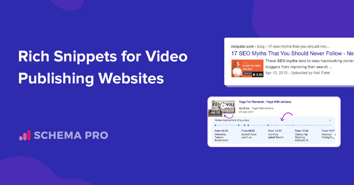 Video Object Schema - Schema Pro