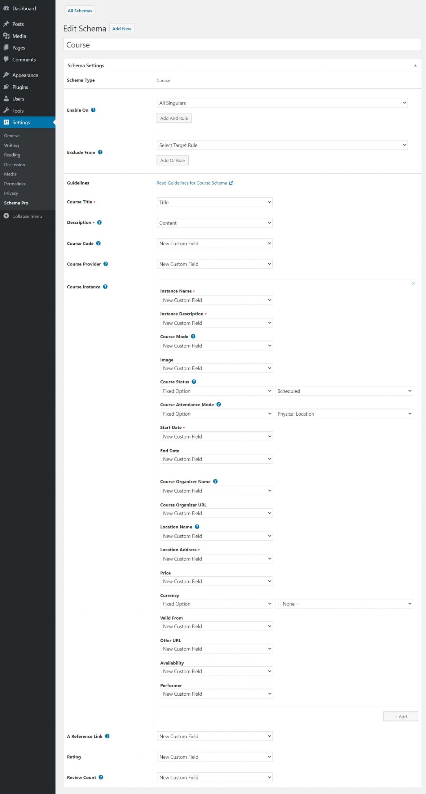 How to Add a Schema markup for a Course page? - Schema Pro