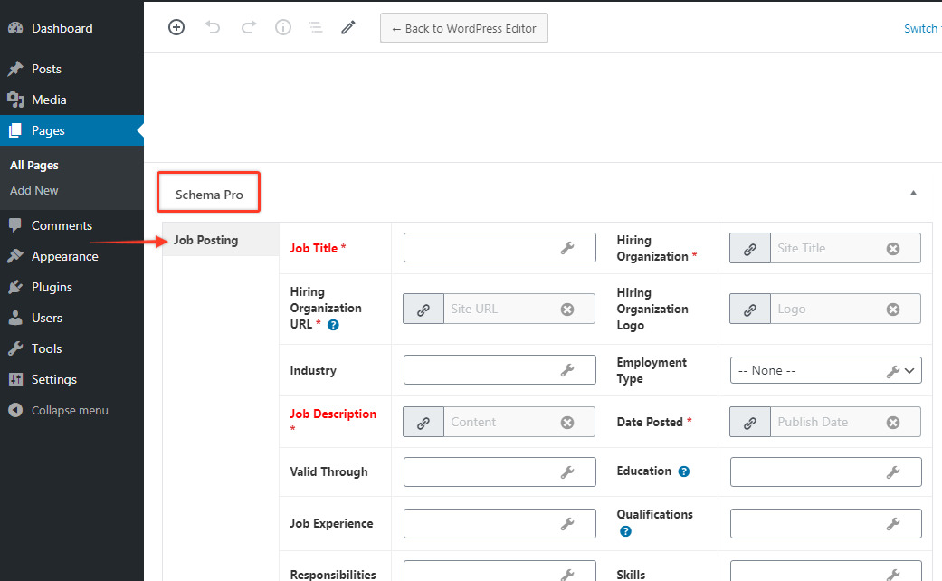 Schema Markup for a Job Posting Page - Schema Pro