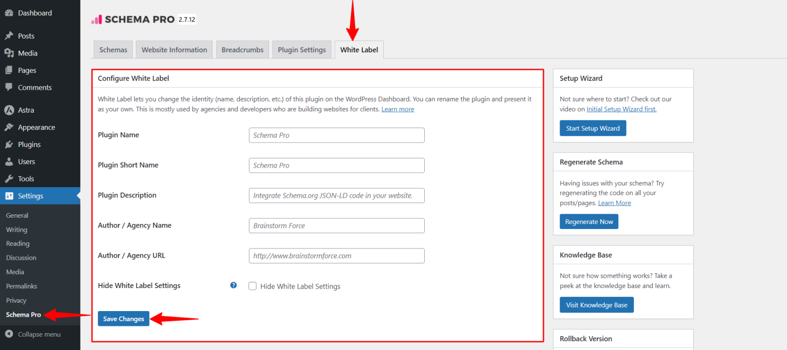How to White Label Schema Pro - Schema Pro